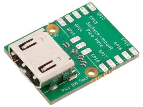 Köp DVI Sock för Raspberry Pi Pico till rätt pris electrokit