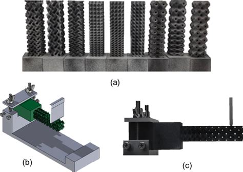 Experimental Setup A Printed Samples For Testing B Cad Model Of Download Scientific