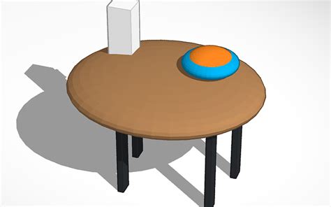 3d Design Breakfast Tinkercad