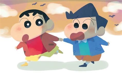 2k蜡笔小新煤炭镇的小白壁纸｜稻田大巴黄昏场景「哲风壁纸」