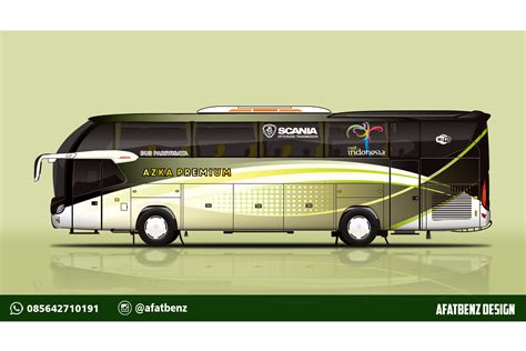 Jasa Design Livery Bus Medium Bus Elf Truck Afatbenz Media
