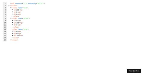 React Xml Viewer V2 Example Codesandbox