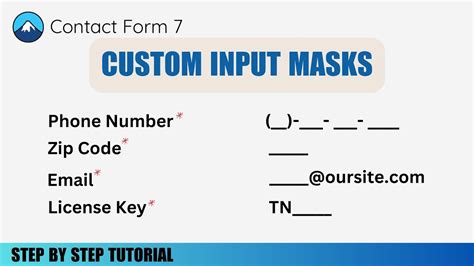 How To Custom Input Masks Field In Contact Forms 7 For Free Youtube