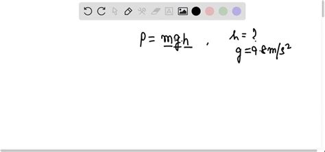 Solved The Formula For Calculating Potential Energy Is A Pe Gh B