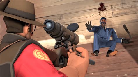 Simple Render With Sniper And Spy R Tf2