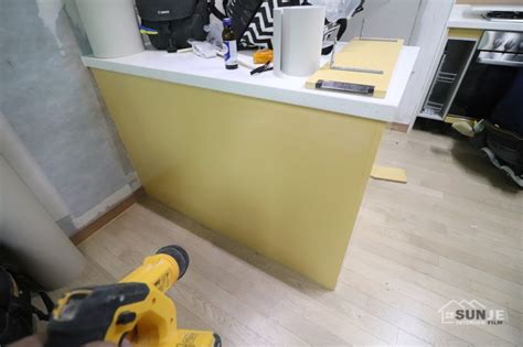 부산인테리어필름 안락경동리인 주방인테리어 싱크대리폼 시트지시공 네이버 블로그