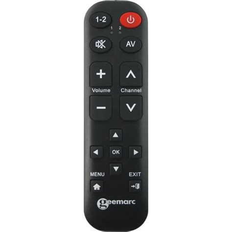 Tv15 Télécommande Universelle Facile D Utilisation Avec 14 Gros Boutons