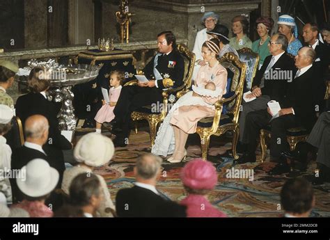 Carl Xvi Gustaf King Of Sweden Born 30 April 1946 Baptism Of Prince