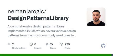 Github Nemanjarogicdesignpatternslibrary A Comprehensive Design Patterns Library Implemented