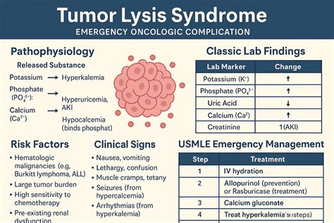 🩺 Tumor Lysis Syndrome Tls Emergency Oncologic Complication For The
