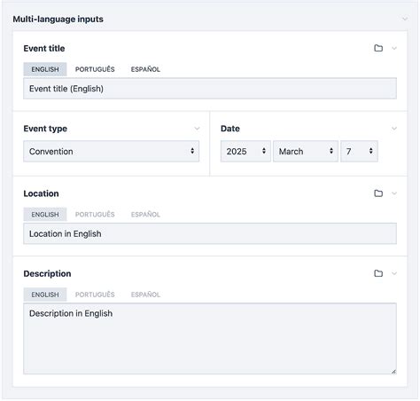 custom fields module