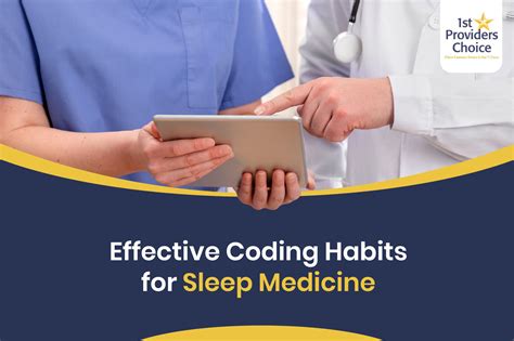 Effective Coding Habits For Sleep Medicine Drbillingservice Com