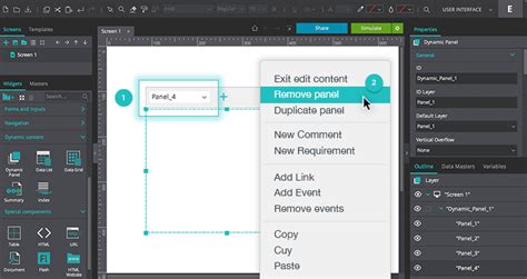 Show Different Content On A Screen With Dynamic Panels