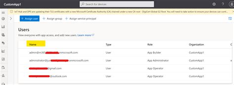 does microsoft azure iot central support guest users from external