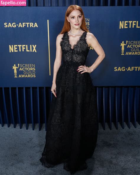 Jessica Chastain Jessicachastain Nude Leaked Photo Fapello