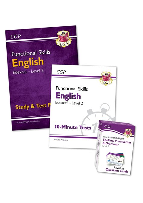Functional Skills English Edexcel Level Minute Tests CGP Books