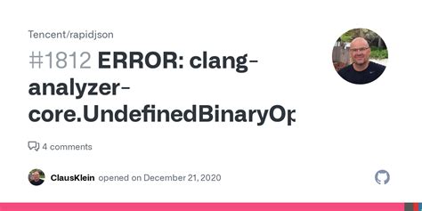 error clang analyzer core undefinedbinaryoperatorresult · issue 1812