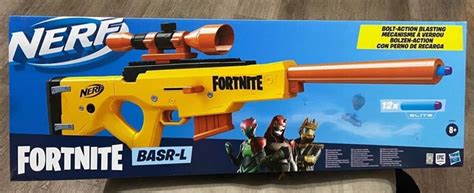 Nerf Fortnite Basr L Bolt Action Clip Fed Blaster Toy £45 00 Picclick Uk
