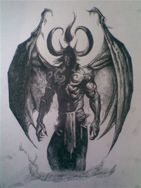 Illidan Fan Art Humanoid Sketch Art