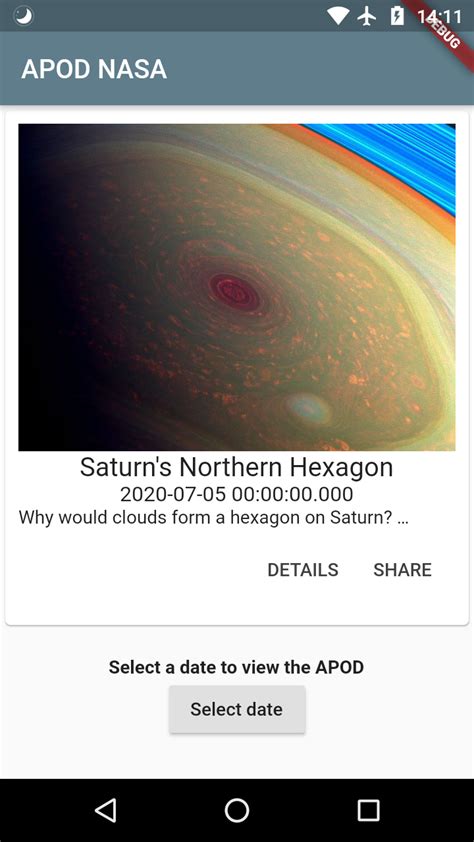 A Simple Flutter App To Photos Of NASA S Astronomy Picture Of The Day