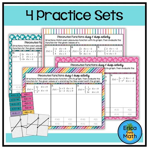 Graphing And Evaluating Piecewise Functions Digital Drag And Drop Activity Made By Teachers