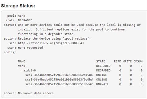 replace a failed disk in the backup storage pool axcient