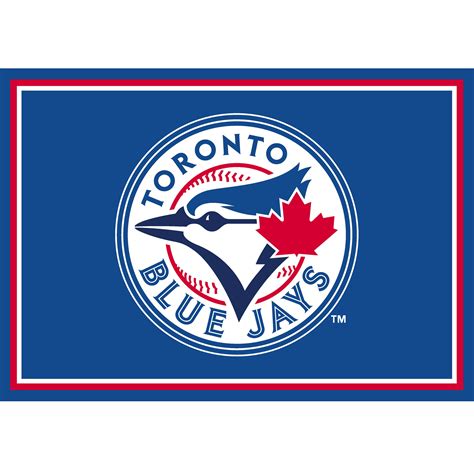 Buy Mlb Toronto Blue Jays Entry Mat And Official Area Rug 3 Ft X 4 Ft