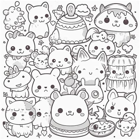 Page 4 Photos Coloriages Kawaii A Imprimer 30 000 Photos De Haute