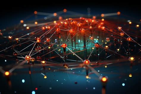 premium ai image circular network diagram with connecting arrows