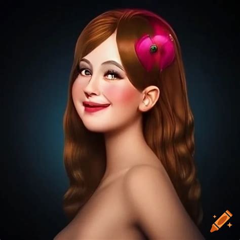 Photorealistic Depiction Of Mabel Pines As Venus On Craiyon