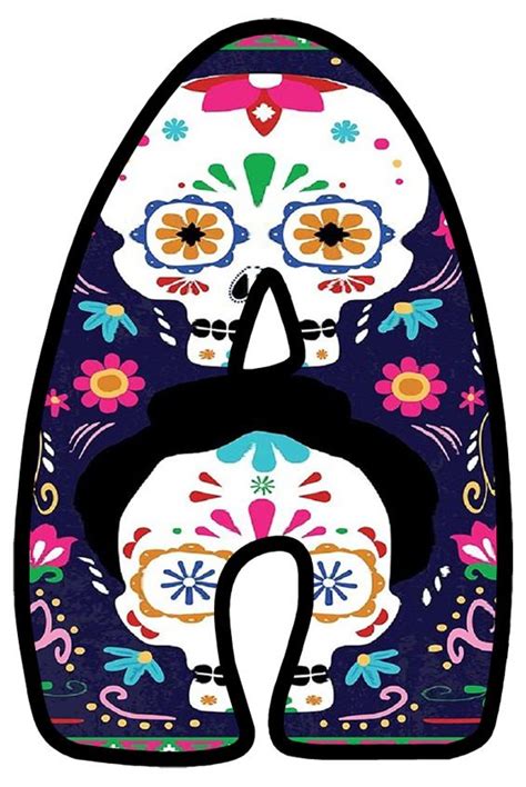 Día De Los Muertos Letters Letras Del Día De Los Muertos Oh My