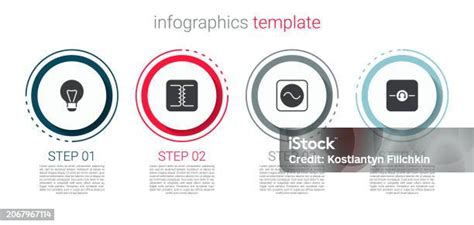 크리 에이 티브 램프 조명 아이디어 전기 변압기 Ac 전압 소스 및 저항계를 설정하십시오 비즈니스 인포그래픽 템플릿입니다 벡터 개념에 대한 스톡 벡터 아트 및 기타 이미지