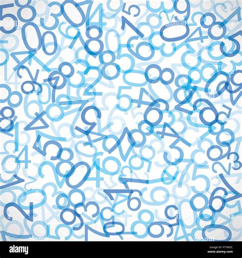 Abstract Random Number Background Stock Vector Image And Art Alamy