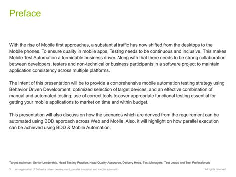 Amalgamation Of Bdd Parallel Execution And Mobile Automation Pptx Computer Software And