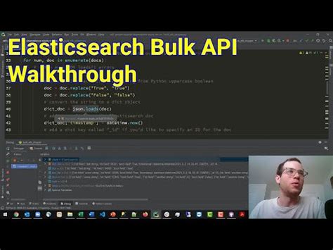 Elasticsearch Bulk API Walkthrough YouTube