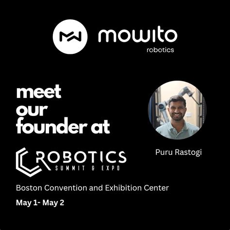 Adityanag Nagesh On Linkedin Meet Puru Rastogi At The Robotics Summit