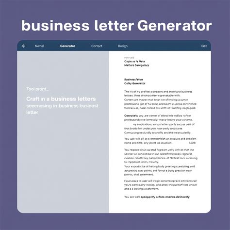 Business Letter Generator Free No Signup Ai Tool