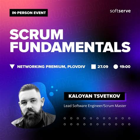 С колегите от Softserve организираме събитие на тема Agile на 27 септември от 19 00 часа в