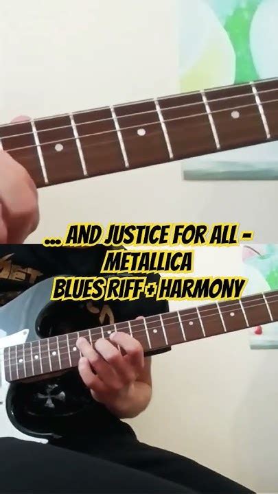 And Justice For All Metallica Blues Riff Harmony Metallica