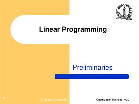 PPT Linear Programming PowerPoint Presentation Free Download ID 4500782