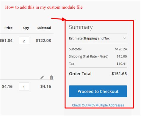 Blocks Magento 2 How To Add Estimate Shipping And Tax In Minicart