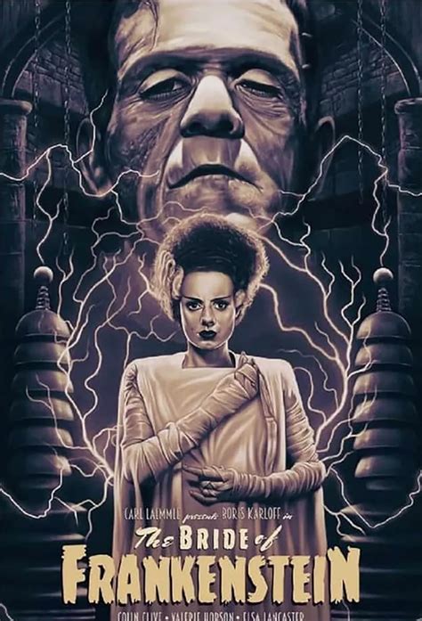 Bride Of Frankenstein Movie Poster Hueforge By Smwoodcrafts Makerworld