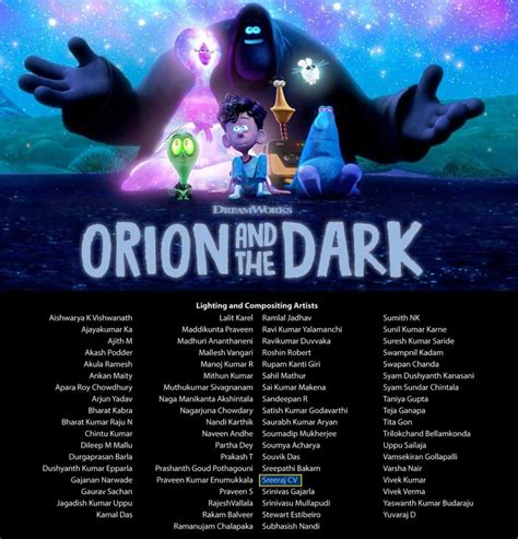 Sreeraj Cv On Linkedin Orionandthedark Dreamworksanimation Netflixrelease