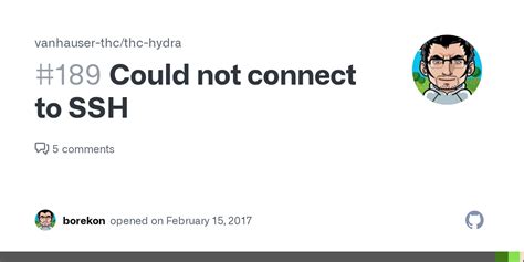 Could Not Connect To SSH Issue Vanhauser Thc Thc Hydra GitHub