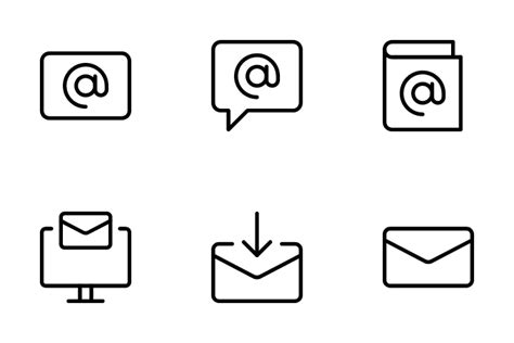 Email Signature Icon Packs Logos Symbols Free Download In Svg Png