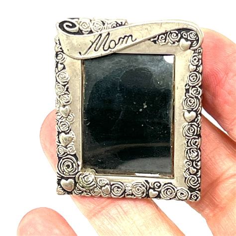 Vintage Mini Mom Brooch Mom Mini Photo Wearable Fr… Gem