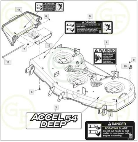 John Deere 48 Accel Deep Deck Belt Diagram