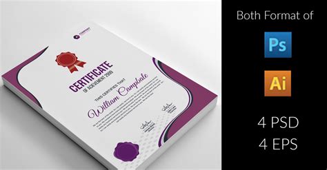 Creative Completion Certificate Template Templatemonster