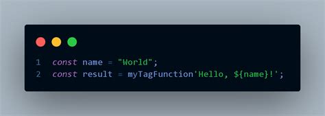 Tagged Templates In Javascript Malvinchristian Medium