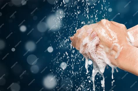 Premium Photo Human Washing Hands In Clean Water